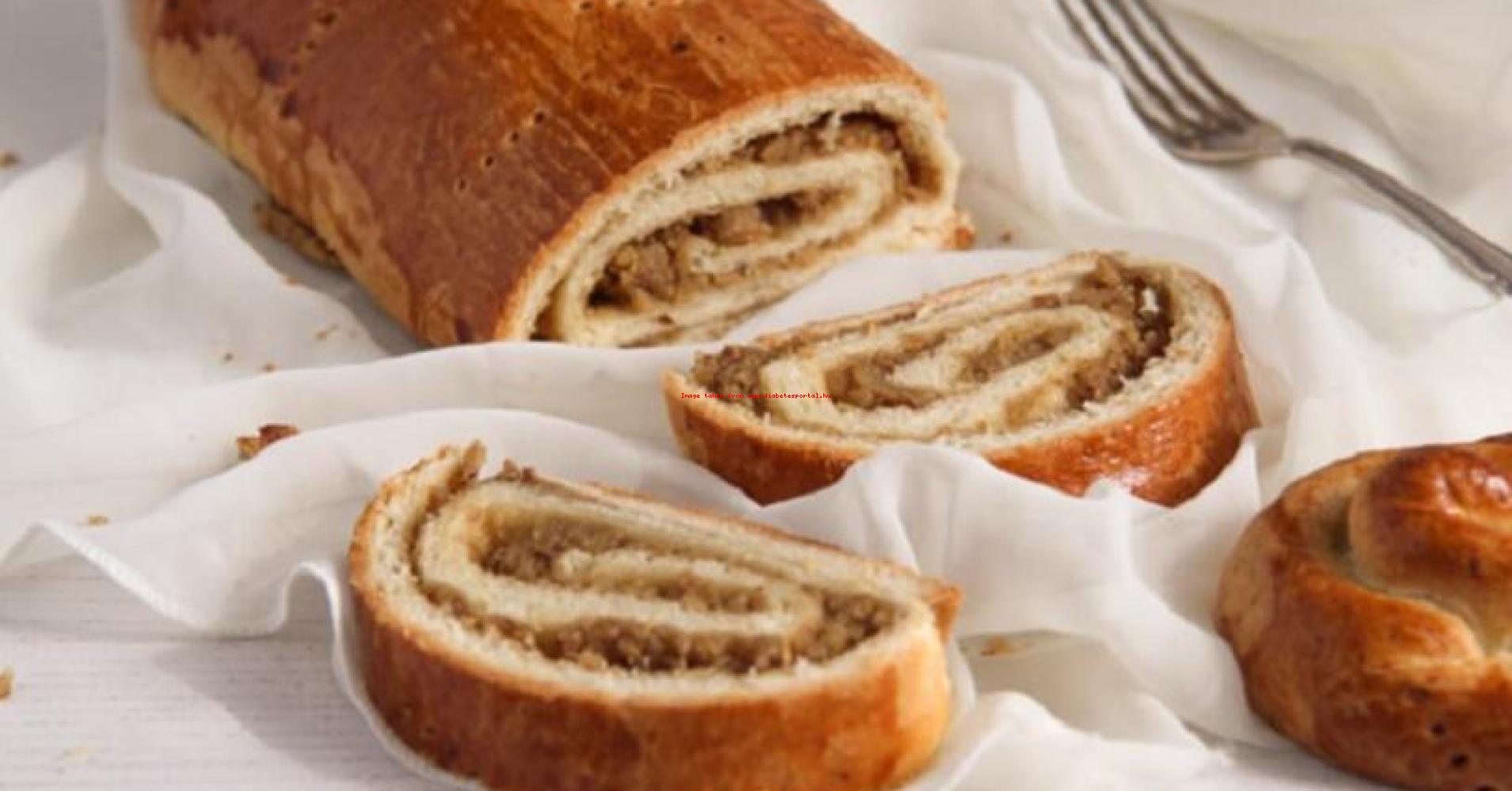 Diabetikus diós bejgli receptje